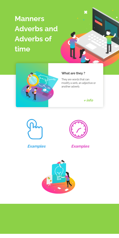 MANNERS ADVERBS AND ADVERBS OF TIME | Genially