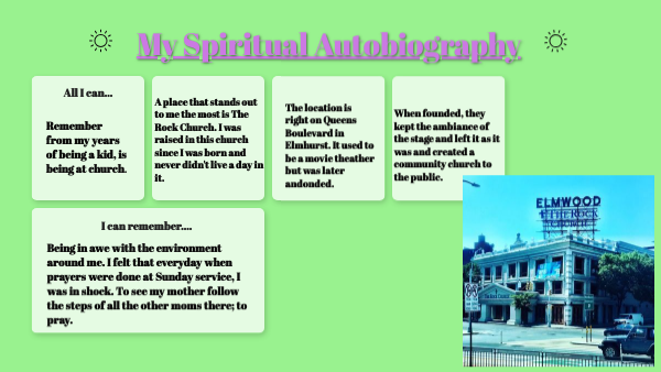 My Spiritual Autobiography | Genially