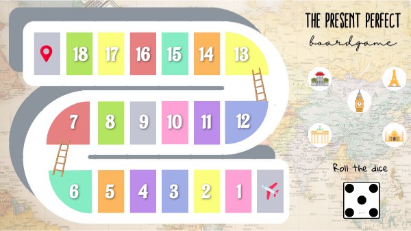 Present perfect boardgame | Genially