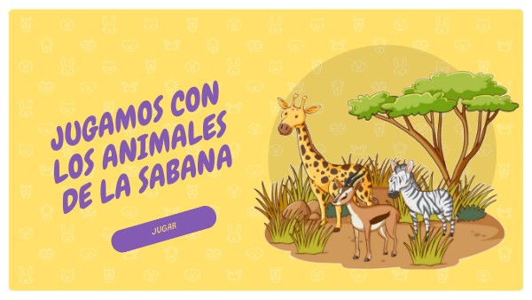 JUGAMOS: ANIMALES SABANA KENIA | Genially