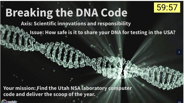Breaking the DNA Code escape game
