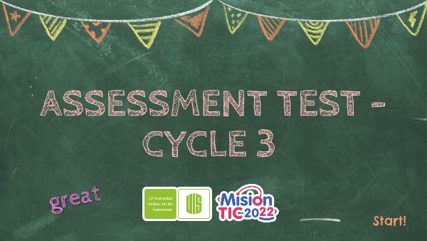 Final assessment test issues-Cycle 3