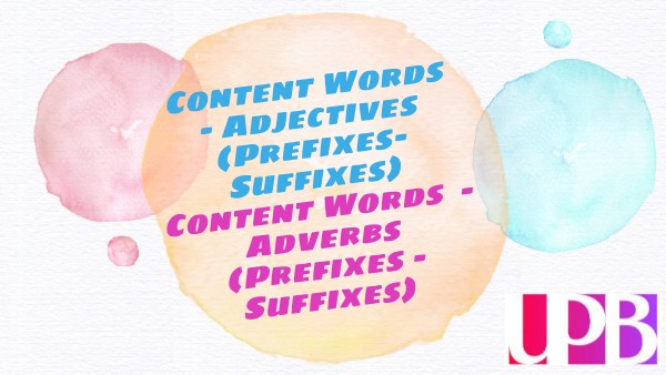 Content words: Adjectives-Adverbs | Genially