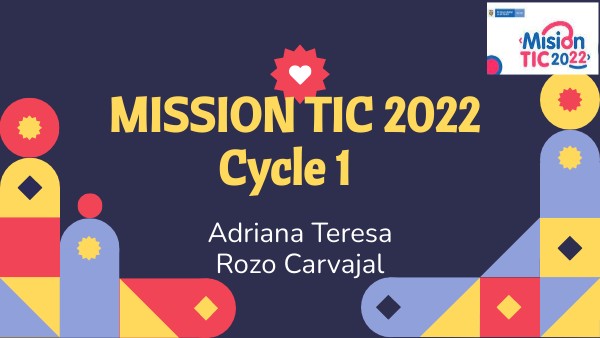 Mission TIC 2022- CYCLE 1-Introduction