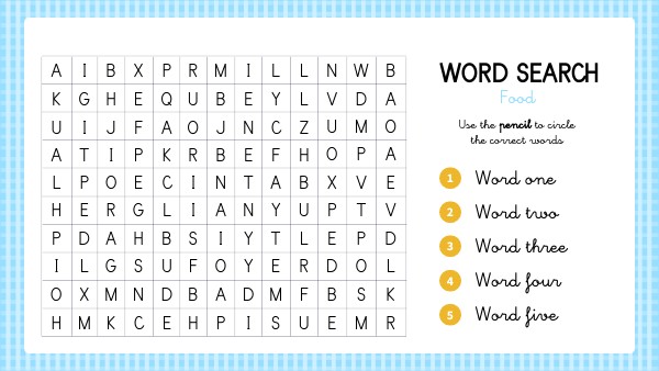 WORD SEARCH | Genially