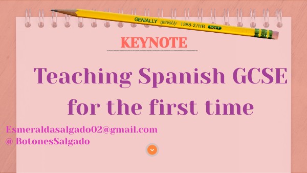 Teaching Spanish GCSE for the first time | Genially