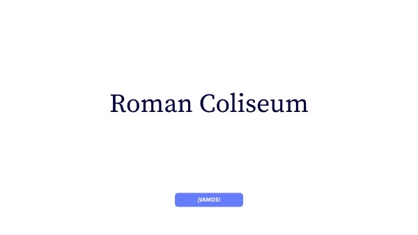 Roman Coliseum | Genially