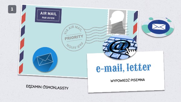 E-MAIL, LETTER- WYPOWIEDX PISEMNA | Genially