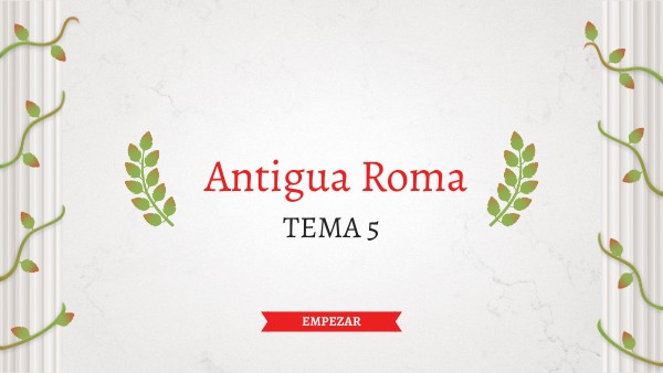 PRESENTACIÓN ANTIGUA ROMA