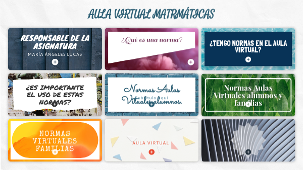 NORMAS Y AULAS VIRTUALES | Genially