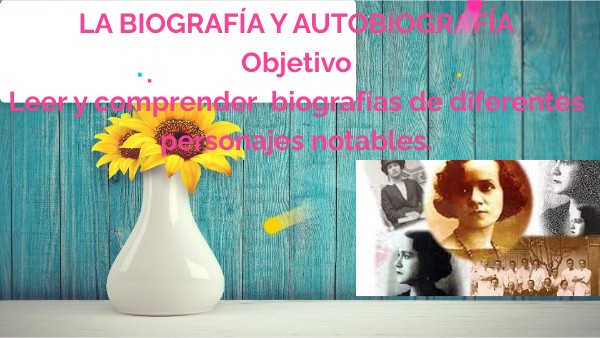 LA BIOGRAFÍA Y AUTOBIOGRAFÍA