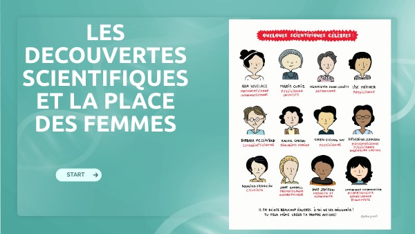 Les Femmes Scientifiques | Genially