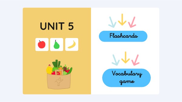 Unit 5- Food | Genially