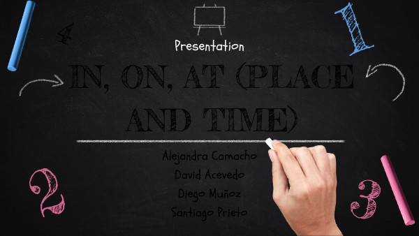 IN, ON, AT (PLACE AND TIME) ENGLISH 10° | Genially