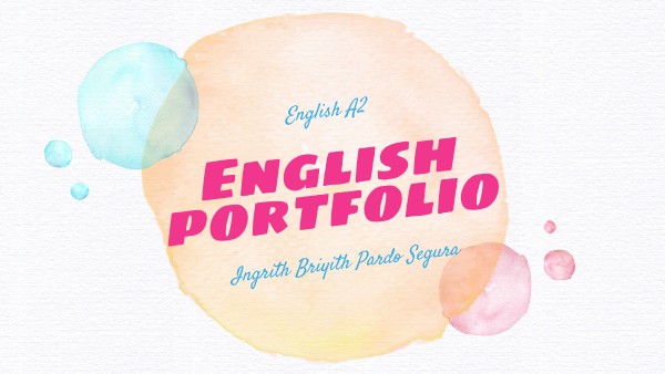 ENGLISH PORTFOLIO A2 | Genially