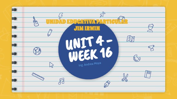 UNIT 4, week 2 dec 13-17