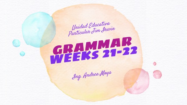3BC Grammar, weeks 21-22 - jan 22-feb 2 | Genially