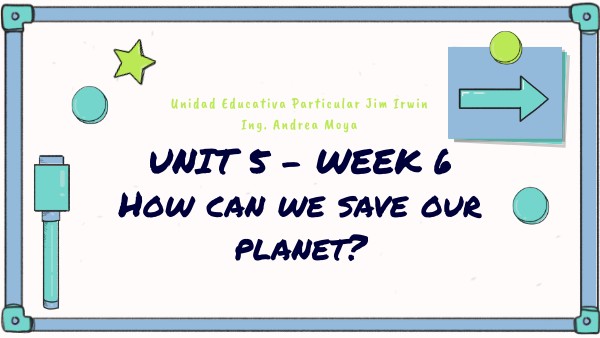 UNIT 5, week 6 - oct 10-14