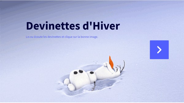 Qui suis je? Hiver | Genially