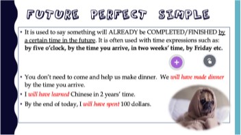 FUTURE PERFECT SIMPLE