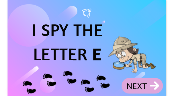 I Spy the Letter E
