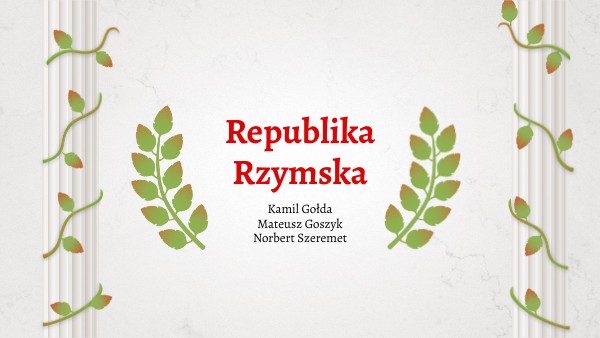 Republika Rzymska | Genially