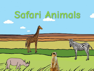 safari animals game | Genially