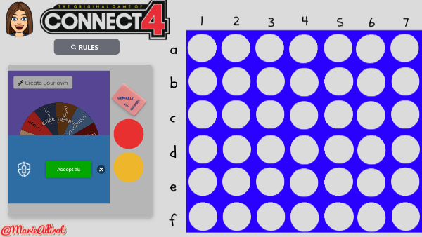 connect 4 past tense | Genially