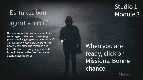 Mystery Studio 1 Module 3 | Genially