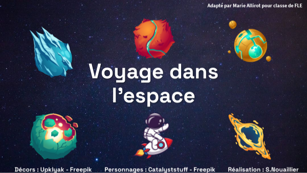 Copy - Voyage dans l'espace V1 | Genially