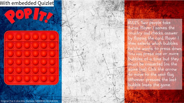 Pop it ideas | Genially