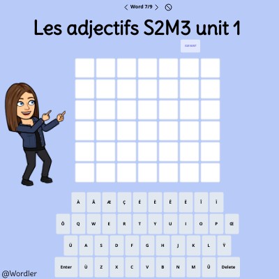 wordler adjective | Genially