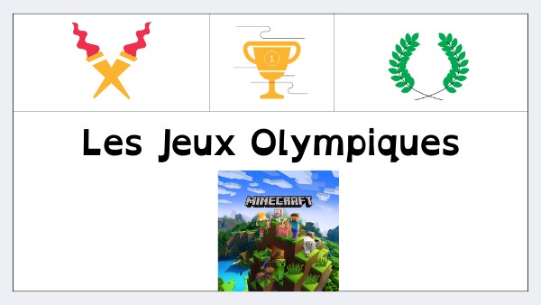 Lesson 4 - Olympics Minecraft | Genially