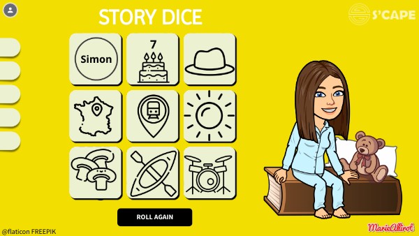 Story Dice Yr4 French | Genially