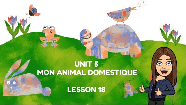 Lesson 18 Unit 5 Mon animal domestique