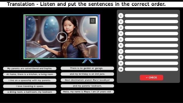 Artflow - Ma maison translation | Genially