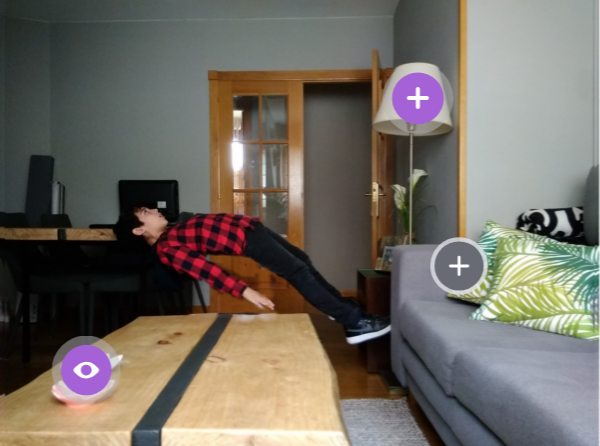 foto levitando