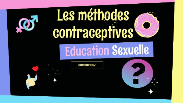 METHODES CONTRACEPTIVES 4e | Genially