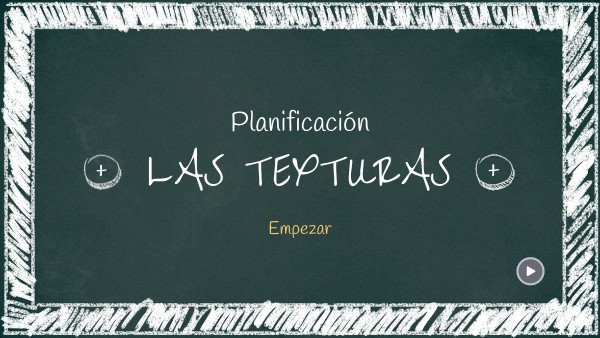 Planificación "Las Texturas" | Genially