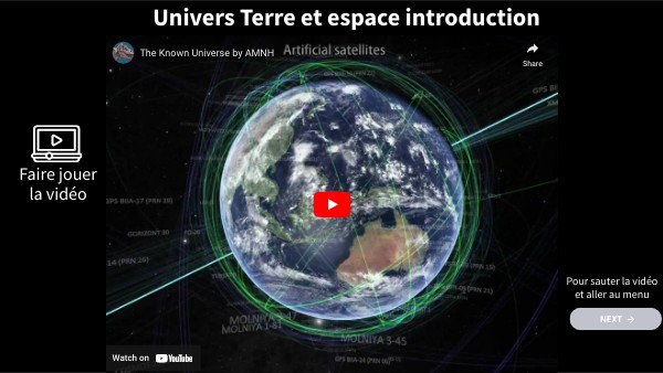 Univers Terre et espace | Genially