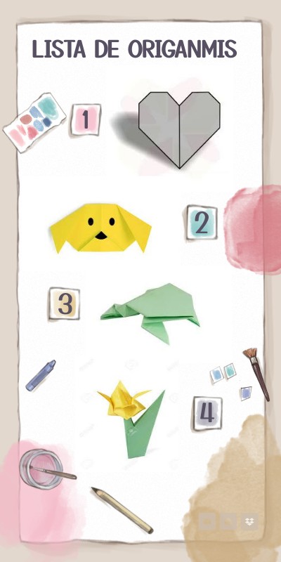 lista origami | Genially