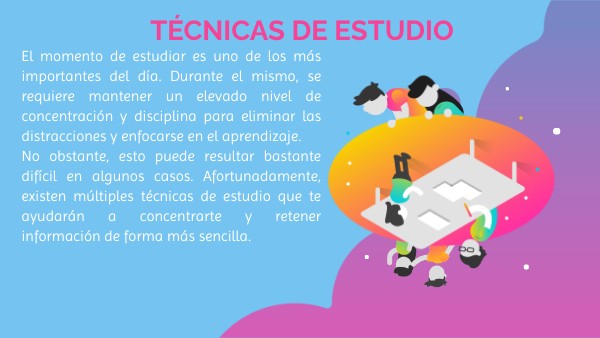 Técnicas de estudio | Genially