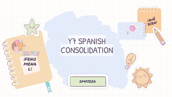 Y7 Spanish Consolidation | Genially