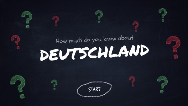 QUIZ HOW MUCH DO YOU KNOW about Germany | Genially