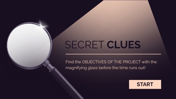 SECRET CLUES-objectives of the project ESCAPEROOMLAND | Genially