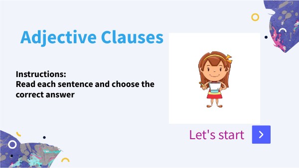 Adjective Clauses | Genially
