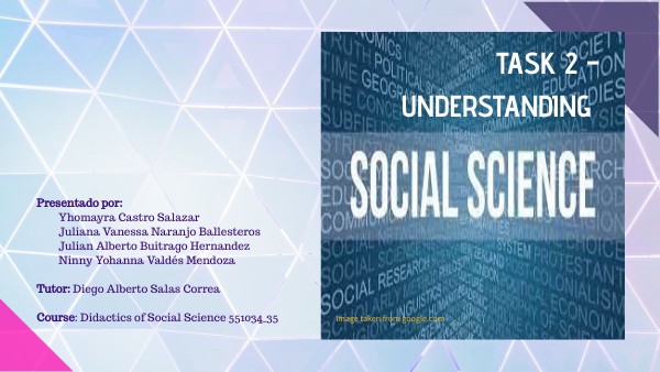 Task 2 – Understanding Social Sciences | Genially