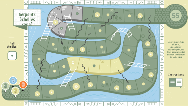 Serpent Échelle santé! | Genially