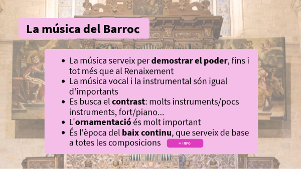 La música del Barroc