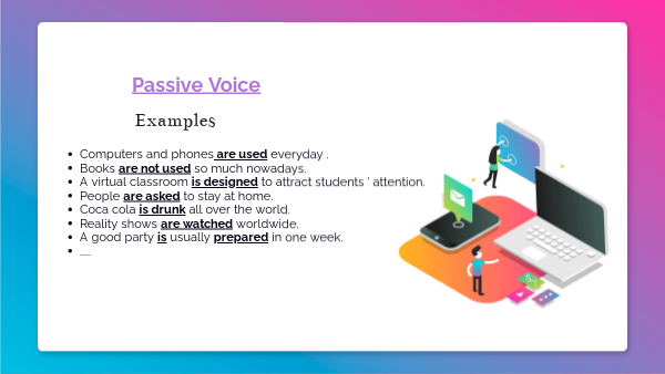 Passive voice(present & past simple)